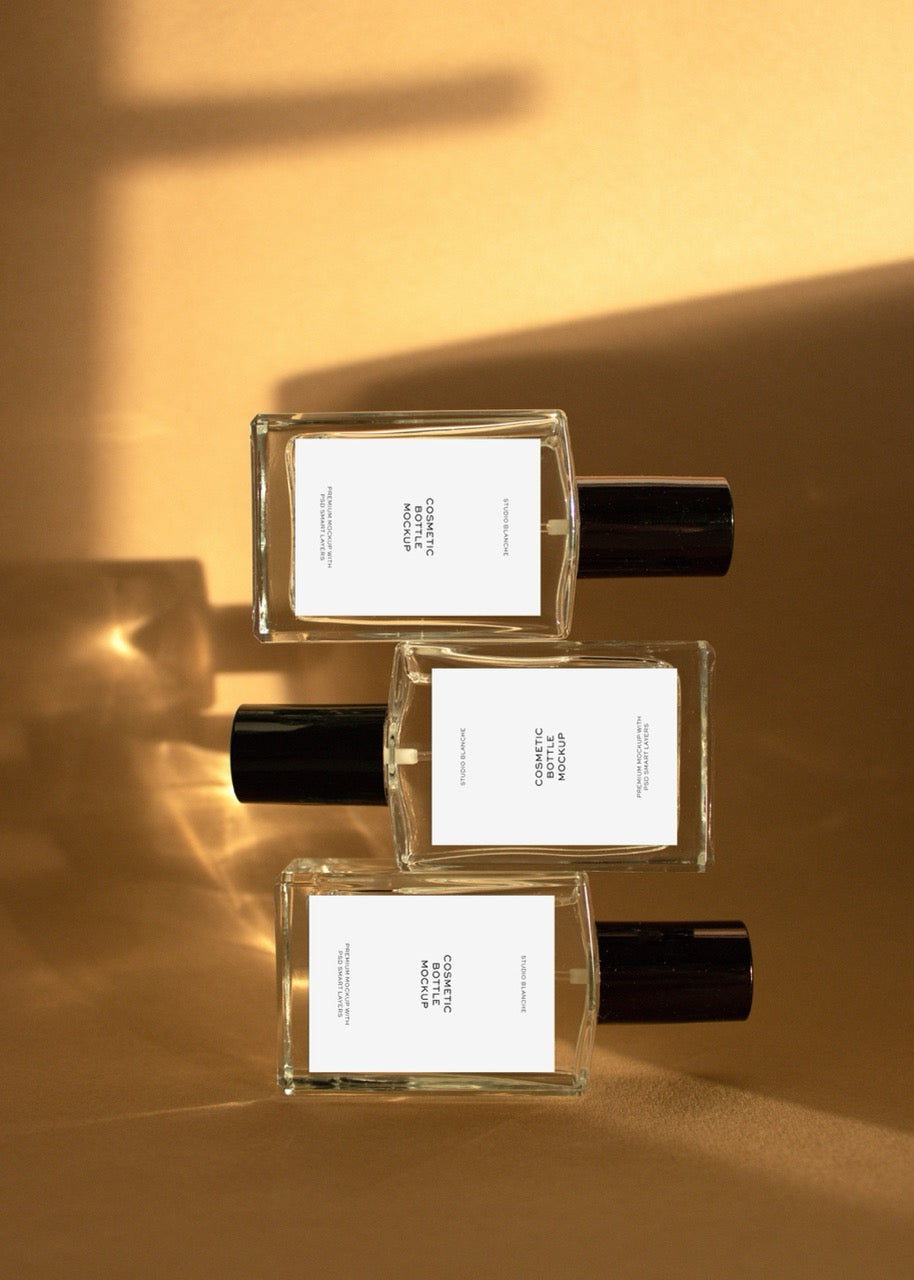 Palais Cosmetic Bottle Mockup · Studio Blanche