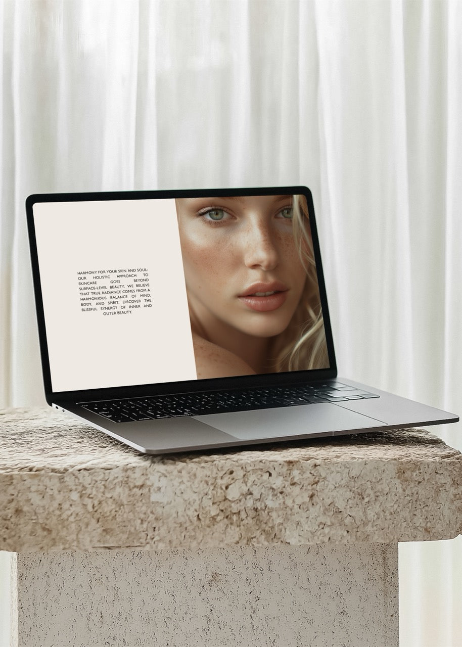 Modern MacBook Device Mockup · Studio Blanche